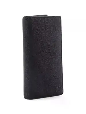 LOUIS VUITTON Brazza Wallet Taiga Leather Small Wallets