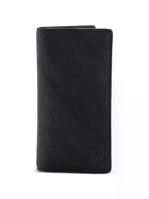 LOUIS VUITTON Brazza Wallet Taiga Leather Small Wallets - Black