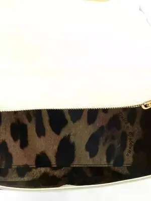 Dolce & Gabbana Miss Sicily Leather Satchel - White