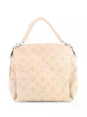 LOUIS VUITTON Mahina Leather Bb Hobo Bag - Neutrals