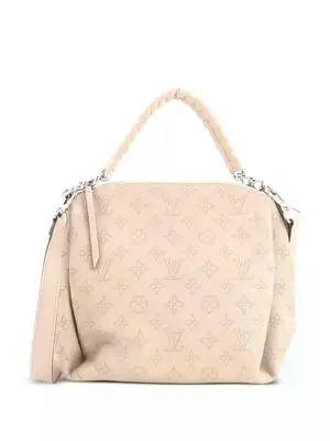 LOUIS VUITTON Mahina Leather Bb Hobo Bag - Neutrals
