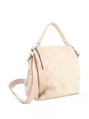 LOUIS VUITTON Mahina Leather Bb Hobo Bag - Neutrals