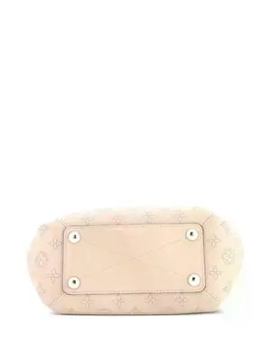 LOUIS VUITTON Mahina Leather Bb Hobo Bag - Neutrals