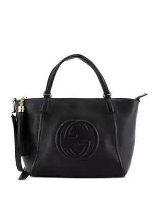 Gucci Gucci Soho Convertible Top Handle Bag Black