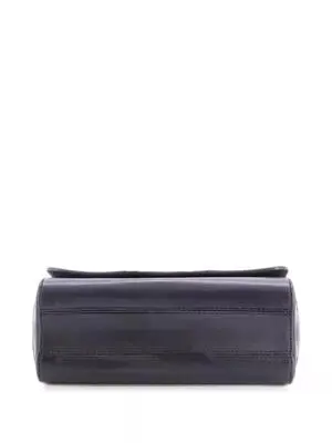 LOUIS VUITTON Twist Handbag Limited Edition Brogue Reverse Monogram Canvas And Leather Mm Shoulder Bag - Black