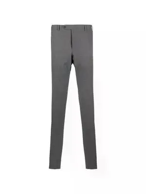Canali Tailored Pressed-crease Trousers - Grey