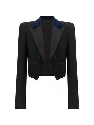 TOM FORD Satin-lapel Cropped Blazer
