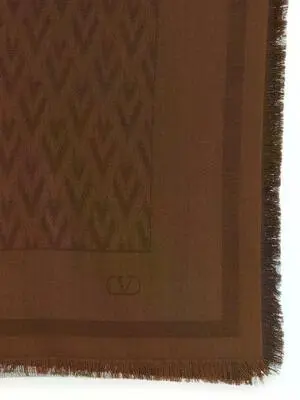 Valentino Garavani Monogram-pattern Scarf
