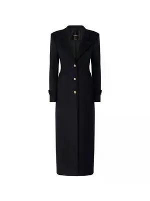 Pinko Long Wool-blend Coat - Blue