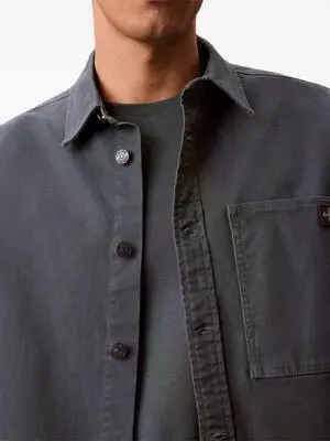 Calvin Klein Logo-patch Button-up Jacket