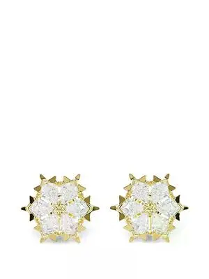 SWAROVSKI Snowflake Stud Earrings - Gold