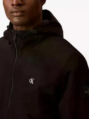 Calvin Klein Logo-embroidered Hooded Jacket