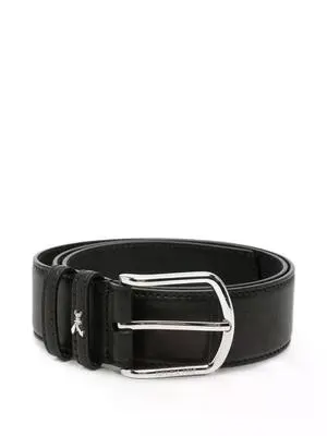 Patrizia Pepe Logo-detail Leather Belt - Black