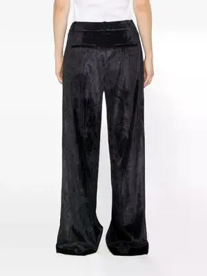 Peserico Corduroy Effect Wide-leg Trousers