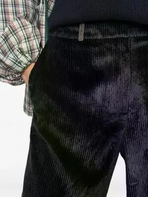 Peserico Corduroy Effect Wide-leg Trousers