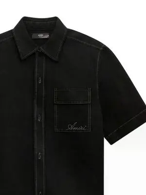 Amiri Script-pocket Os Shirt