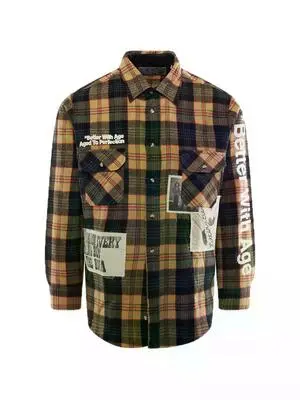 BETTER WITH AGE Patchwork-design Shirt