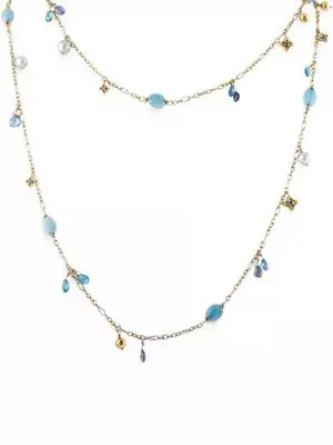 David Yurman Multi-gemstone Charm Necklace - Gold