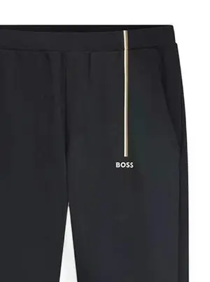 BOSS Logo-print Stripe-detail Track Pants