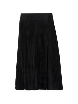 3.1 Phillip Lim Midi Lace-trim Pleated Skirt