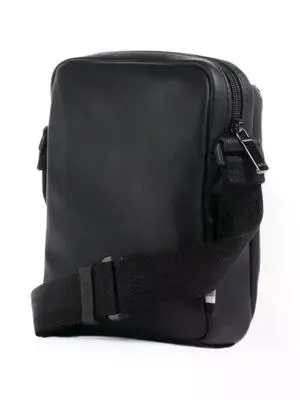 BOSS Grained-texture Logo-plaque Messenger Bag