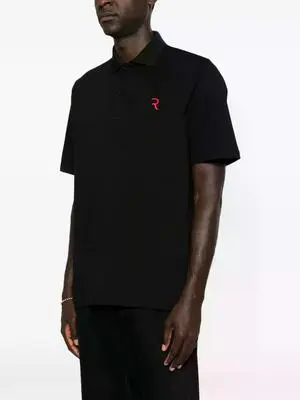 RHUN Logo-embroidered Short-sleeve Polo Shirt