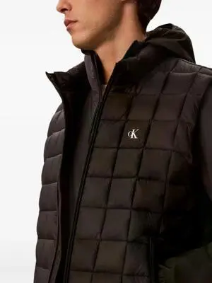 Calvin Klein Grid-quilted Logo Gilet