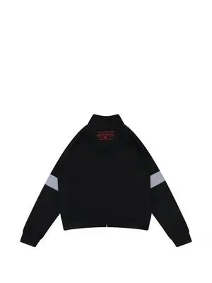 DENIM TEARS Graphic-print Zip-up Sweatshirt - Black