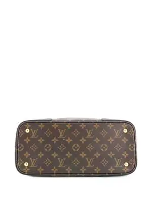 LOUIS VUITTON Monogram Canvas And Leather Flandrin Tote Bag - Black