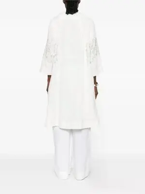 AODRESS Sequin-embellished Embroidered Coat