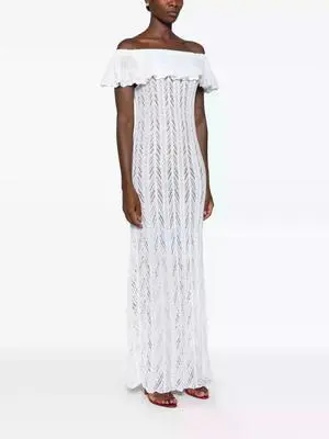 ANTONINO VALENTI Off-shoulder Ruffled Maxi Dress