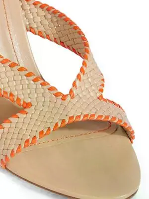 ALEXANDRE BIRMAN Giorgia Woven Leather Sandals