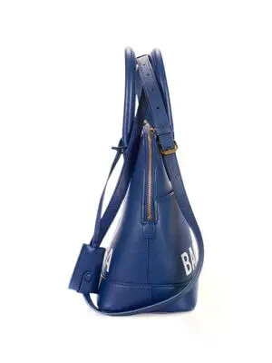 Balenciaga Ville Logo-detail Tote Bag - Blue