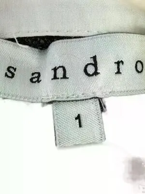Sandro Floral-print Lace-panel Blouse