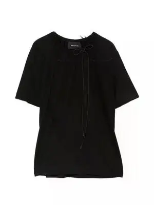 Simone Rocha Bow-detail T-shirt