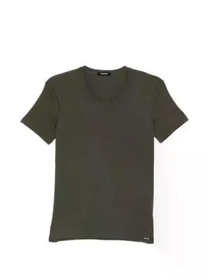 TOM FORD Logo-patch T-shirt - Green