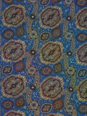 MARCO PASCALI Silk Paisley Print Neck Tie