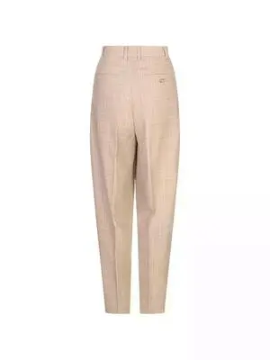 Fabiana Filippi Pleated Tapered Wool Trousers