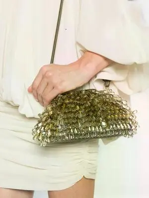 Cult Gaia Jaala Nano Beaded Crossbody Bag - Green