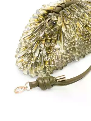 Cult Gaia Jaala Nano Beaded Crossbody Bag - Green