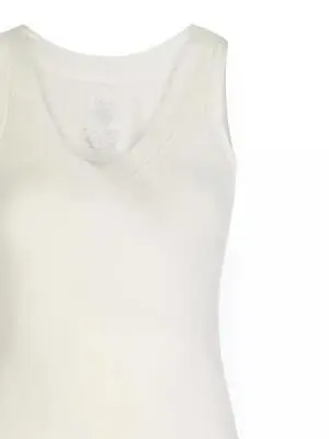 TALA Ribbed Knit V-neck Tank Top - Neutrals