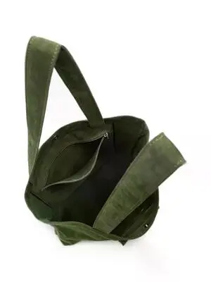 LANCASTER Suédine Kba Suede-effect Envelope-pocket Tote Bag