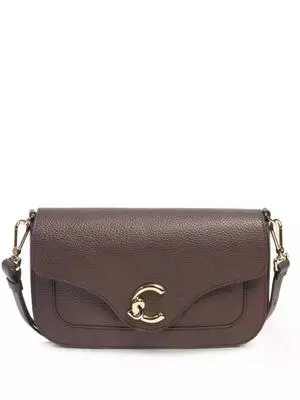 COCCINELLE Medium C-me Leather Shoulder Bag - Brown