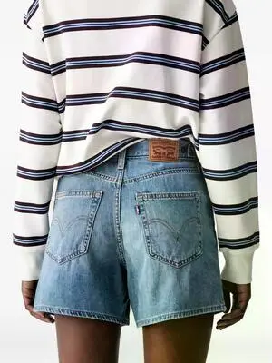 LEVI'S Cinch Faded-effect Denim Shorts