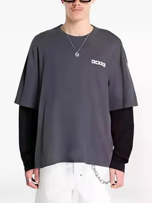 Dickies Payson 2in1 Logo-print T-shirt - Grey