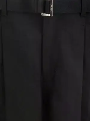 Sacai Belted Pleated Trousers