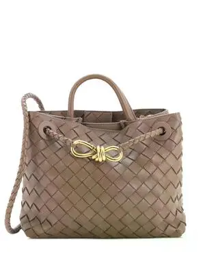 Bottega Veneta Andiamo Top Handle Bag Intrecciato Nappa Small Satchel