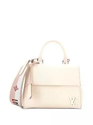 LOUIS VUITTON Louis Vuitton Cluny Top Handle Bag Epi Leather Mini Satchel Neutrals