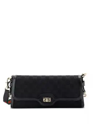Gucci Luce Gg Canvas Mini Shoulder Bag - Black