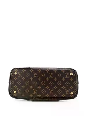 LOUIS VUITTON Flandrin Monogram Canvas And Leather Tote Bag - Black